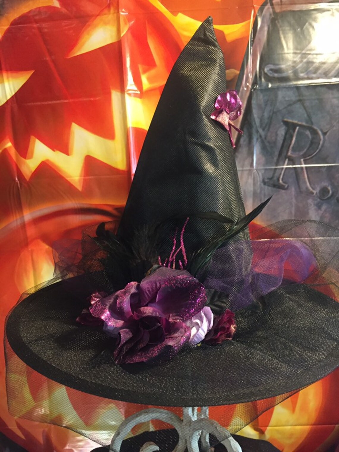 Girls Plum Witch Hat Matching Mother Hat Available. Mother - Etsy