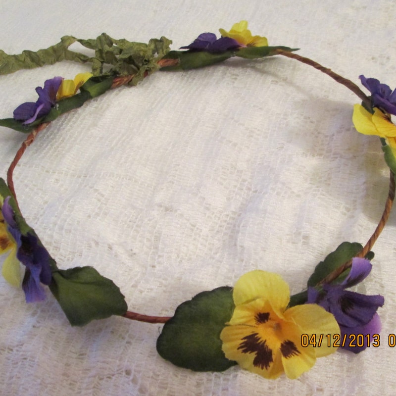 Floral Head Wreath - Etsy