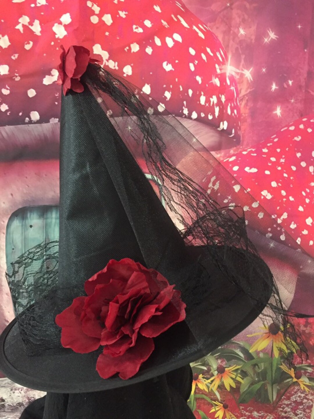 Faery Tales ~ Witch Hat - Little Girls Witch Hat - Girls Costume Witch ...