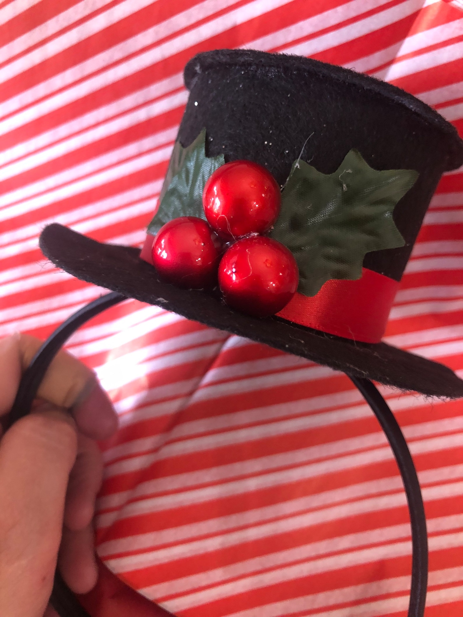 Holiday Top Hat Headband Christmas Party Headband - Etsy