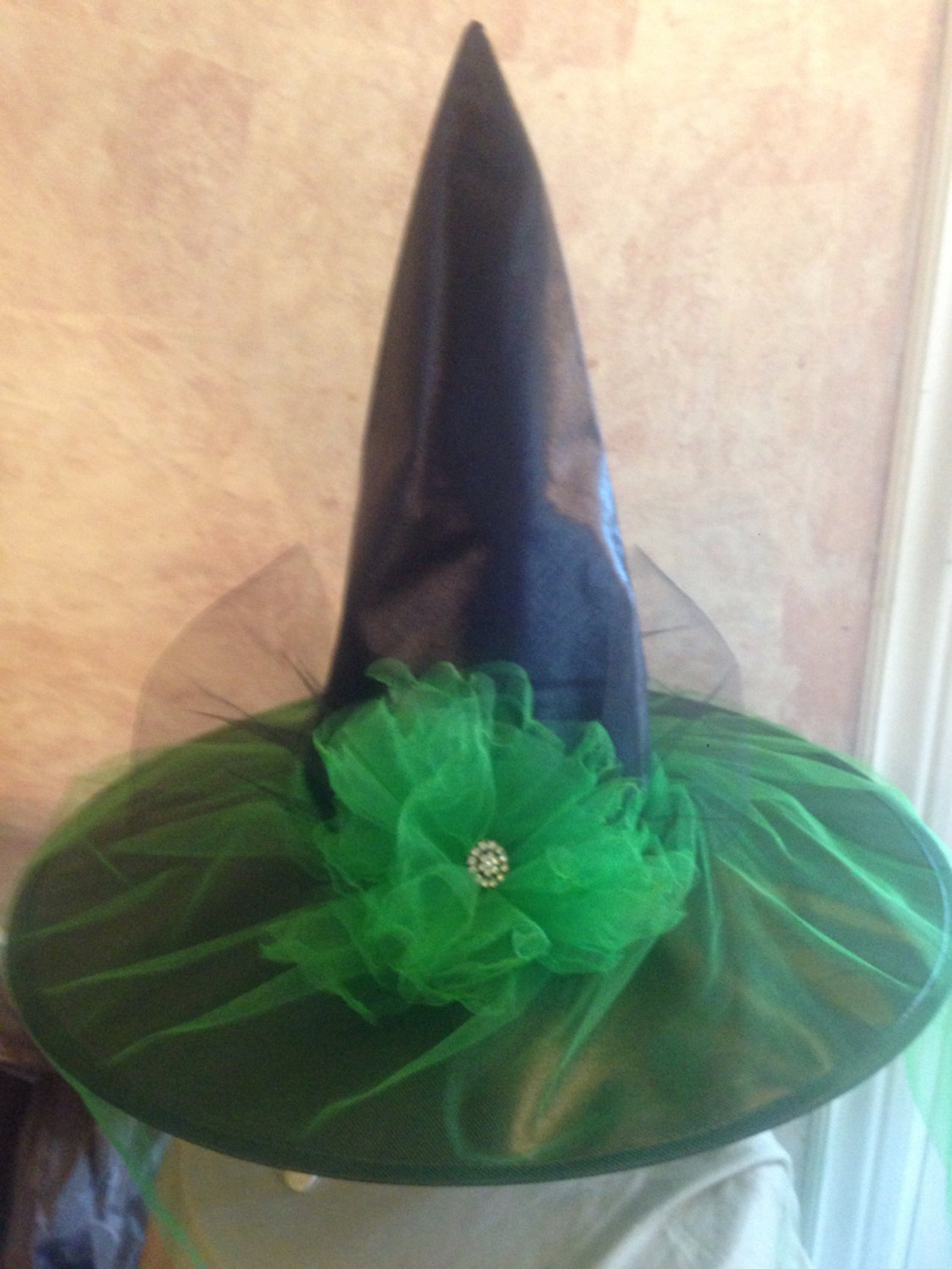 Wicked Witch Hat - Emerald Green Witch Hat - Costume Witch Hat - Etsy