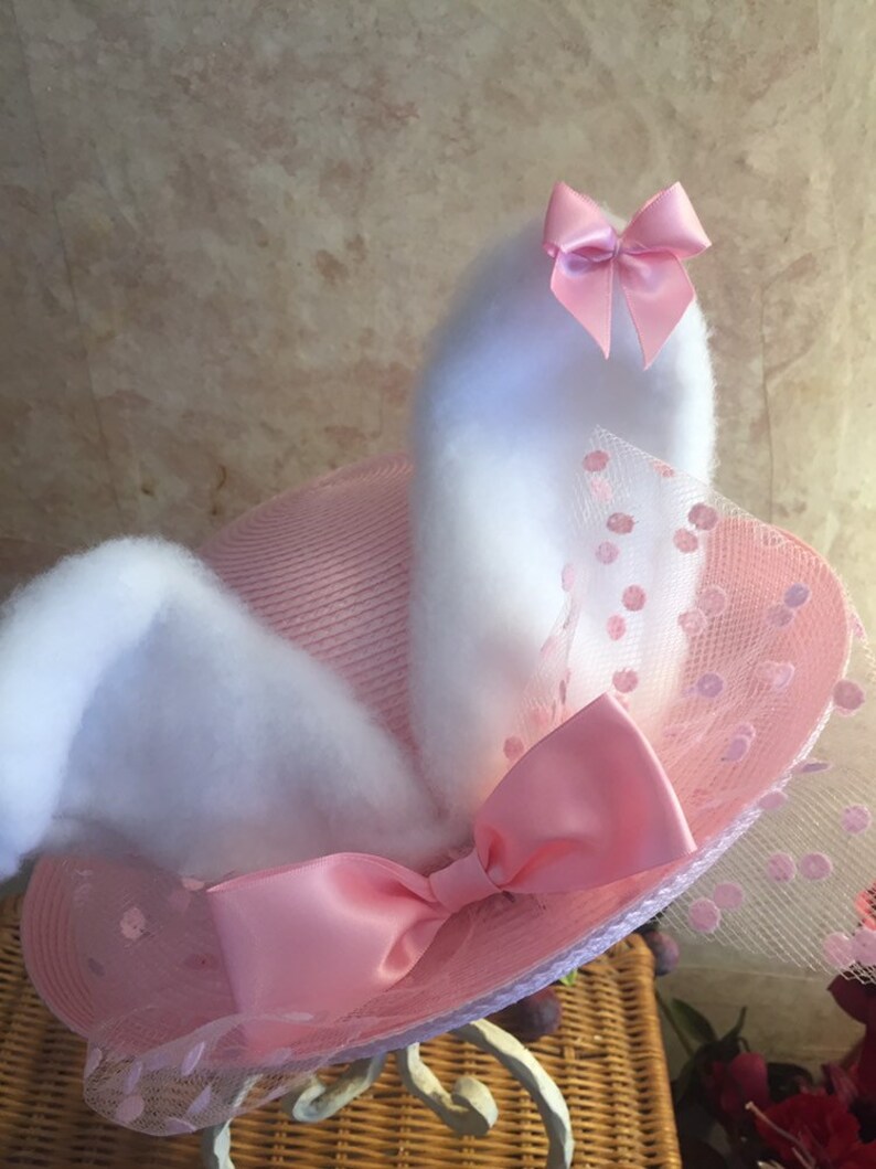 Pink Easter Hat - Bunny Ear Hat - - Etsy