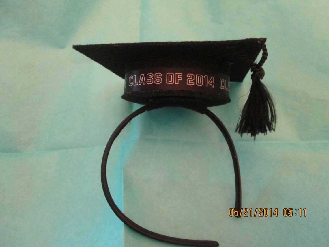 Graduation headband Grad Cap Graduation Party headband | Etsy