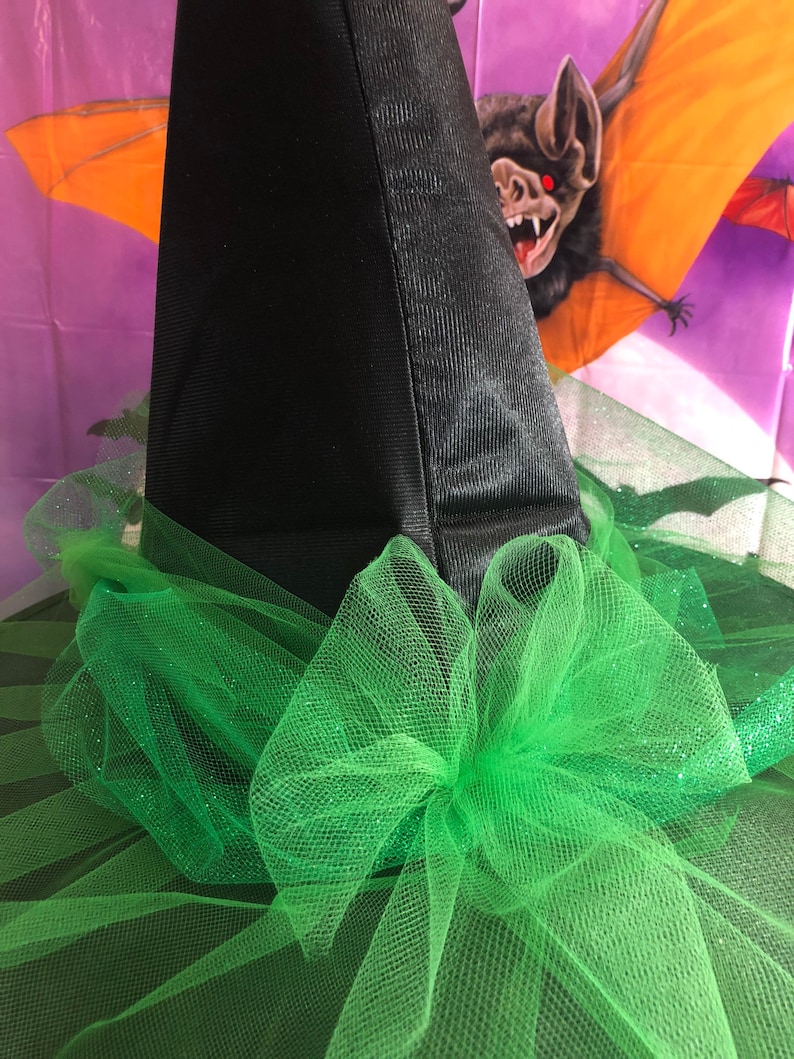 Wicked Witch Hat - Emerald Green Witch Hat - Costume Witch Hat - Etsy