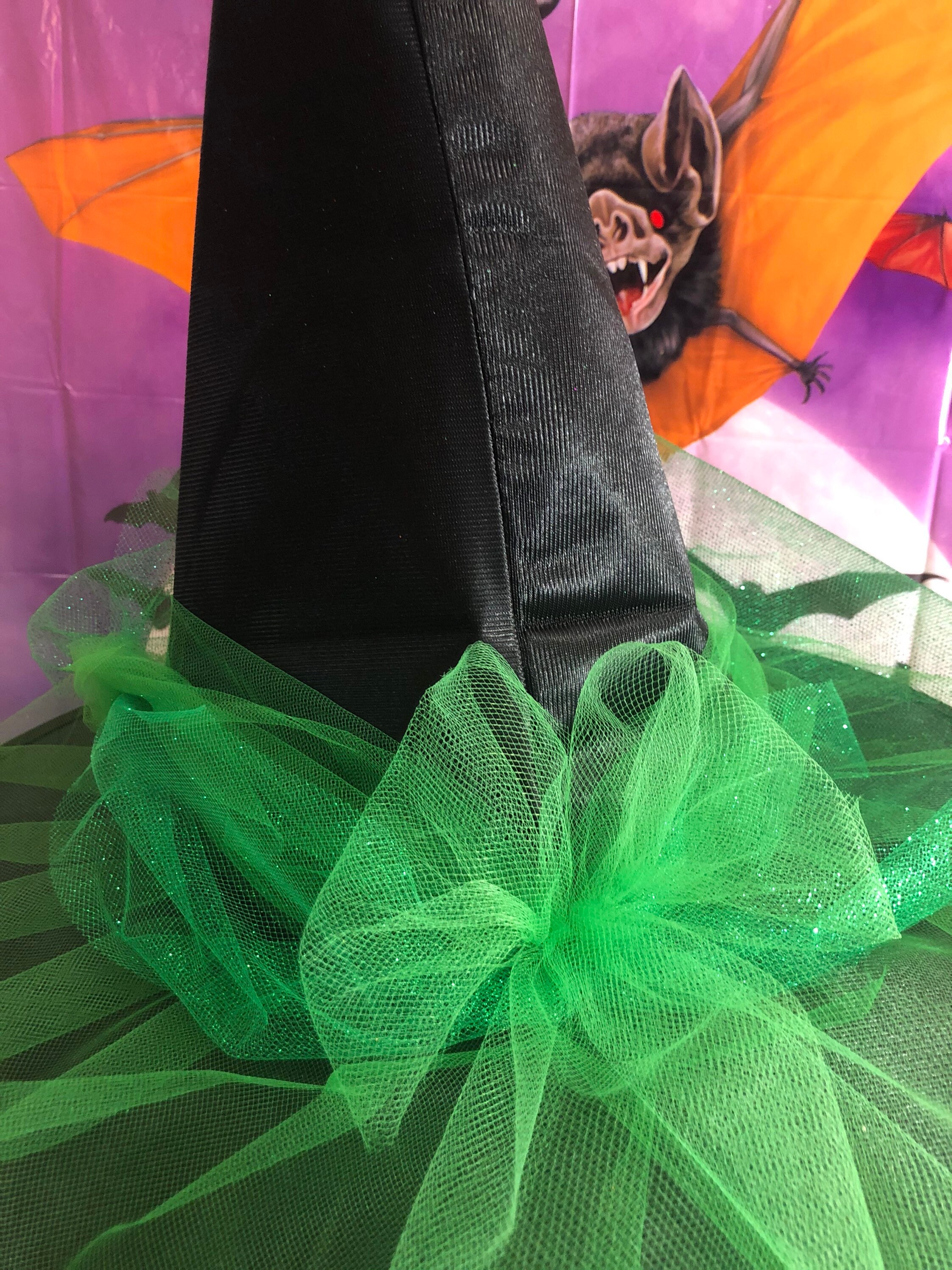 Wicked Witch Hat - Emerald Green Witch Hat - Costume Witch Hat - Etsy