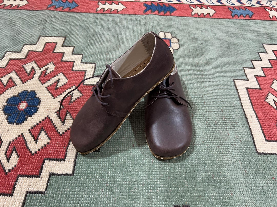 Handmade Leather Barefoot Shoes: Copper Grounding, Natural Comfort - Etsy