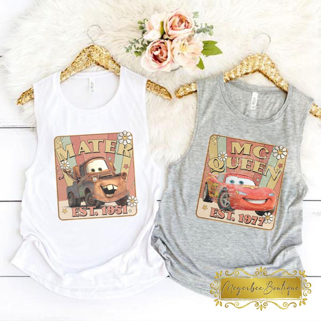 Vintage Disney Cars Tank Top Vintage Disney Cars Movie Tank - Etsy