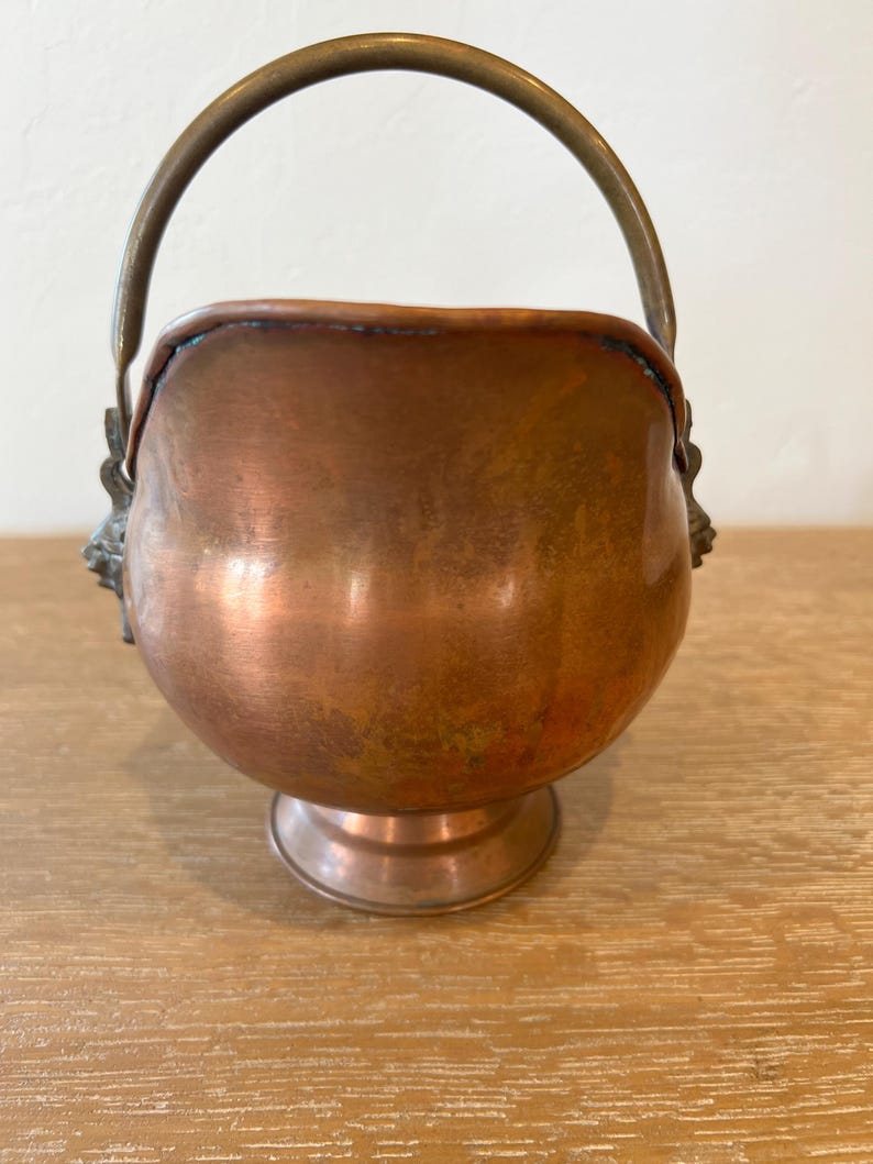 Antique Copper Ash Scuttle/bucket - Etsy