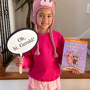 Made to Order Crochet Piggie, Gerald, or Pigeon Hat "piggie and Gerald ...