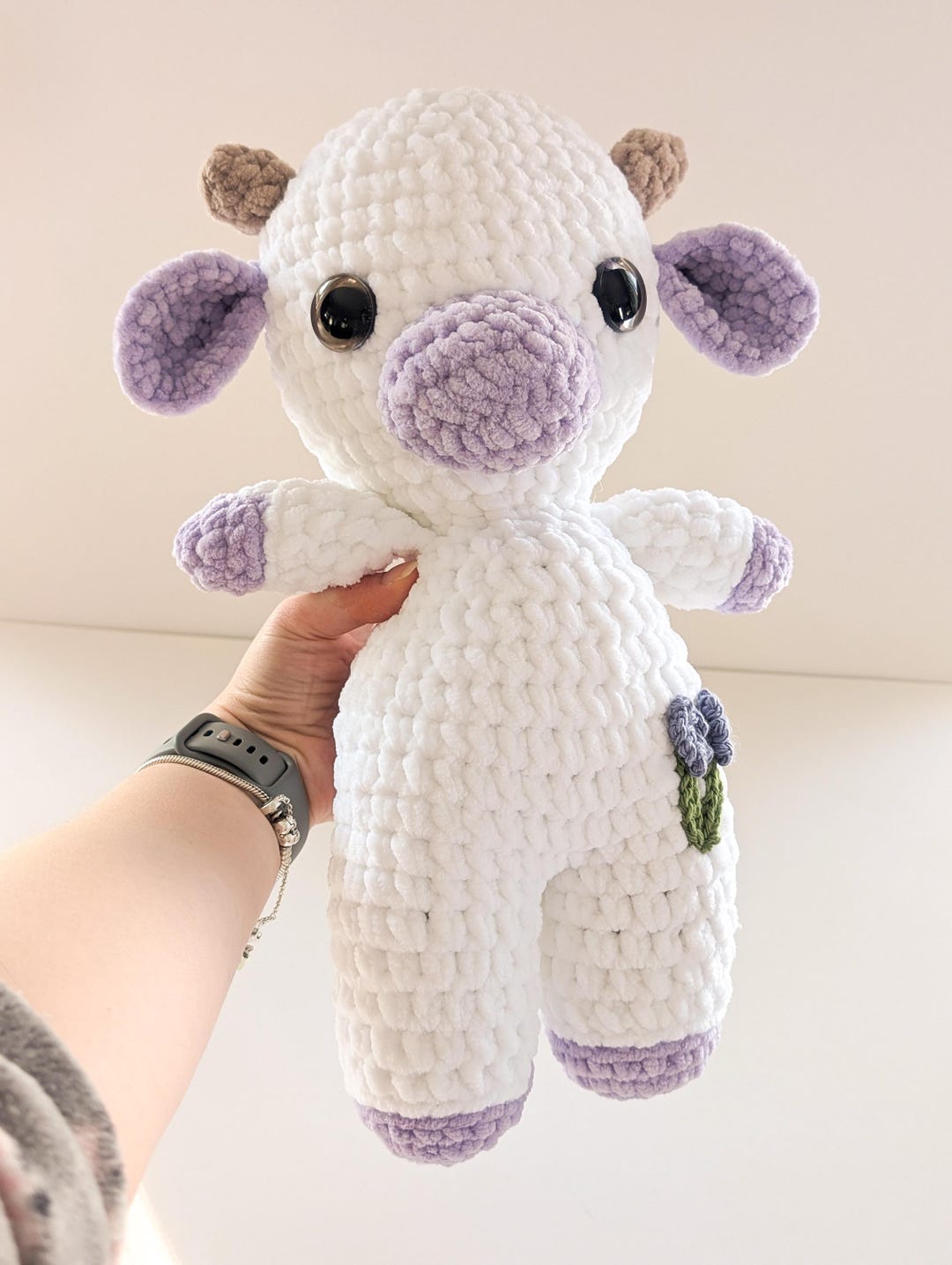 Lavender Cow | Amigurumi Crochet Cow - Etsy