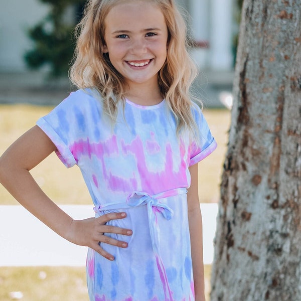 Girls Tie Dye Dress - Etsy