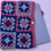 Handmade Crocheted Granny Square Book Sleeve - Etsy
