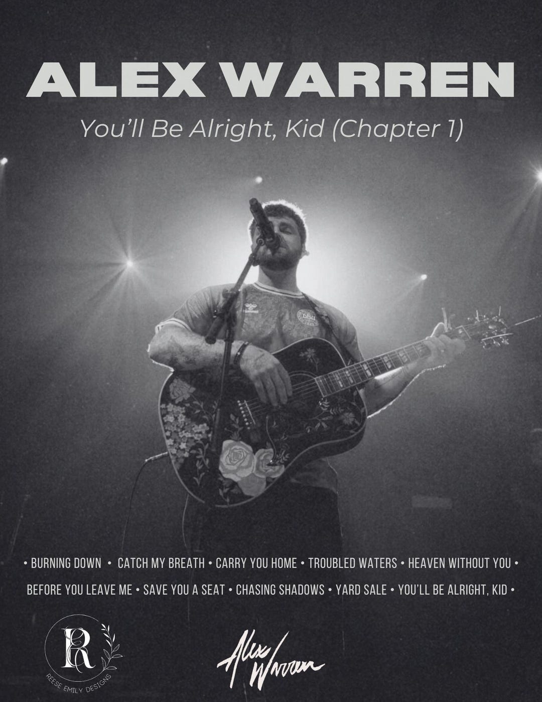 Alex Warren 'you'll Be Alright, Kid' Digital Print - Etsy