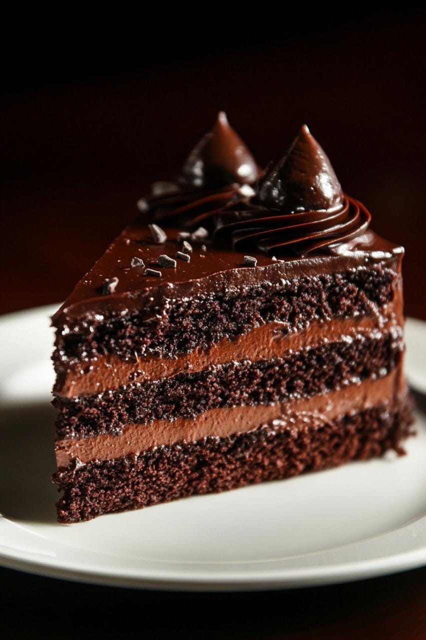 Decadent Chocolate Layer Cake Recipe / Digital Download PDF - Etsy