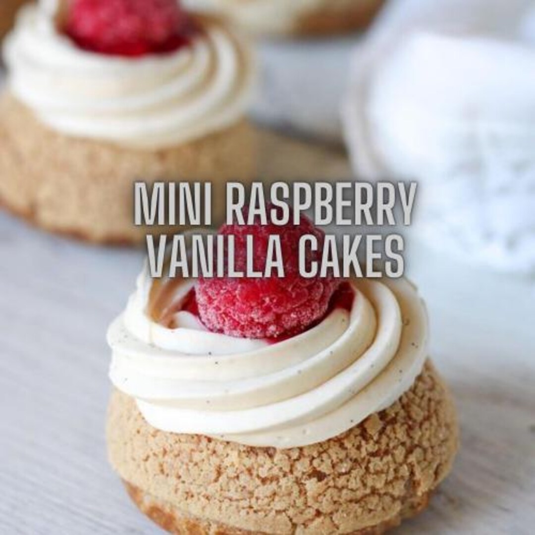 Mini Raspberry Vanilla Cakes / Digital Download PDF - Etsy