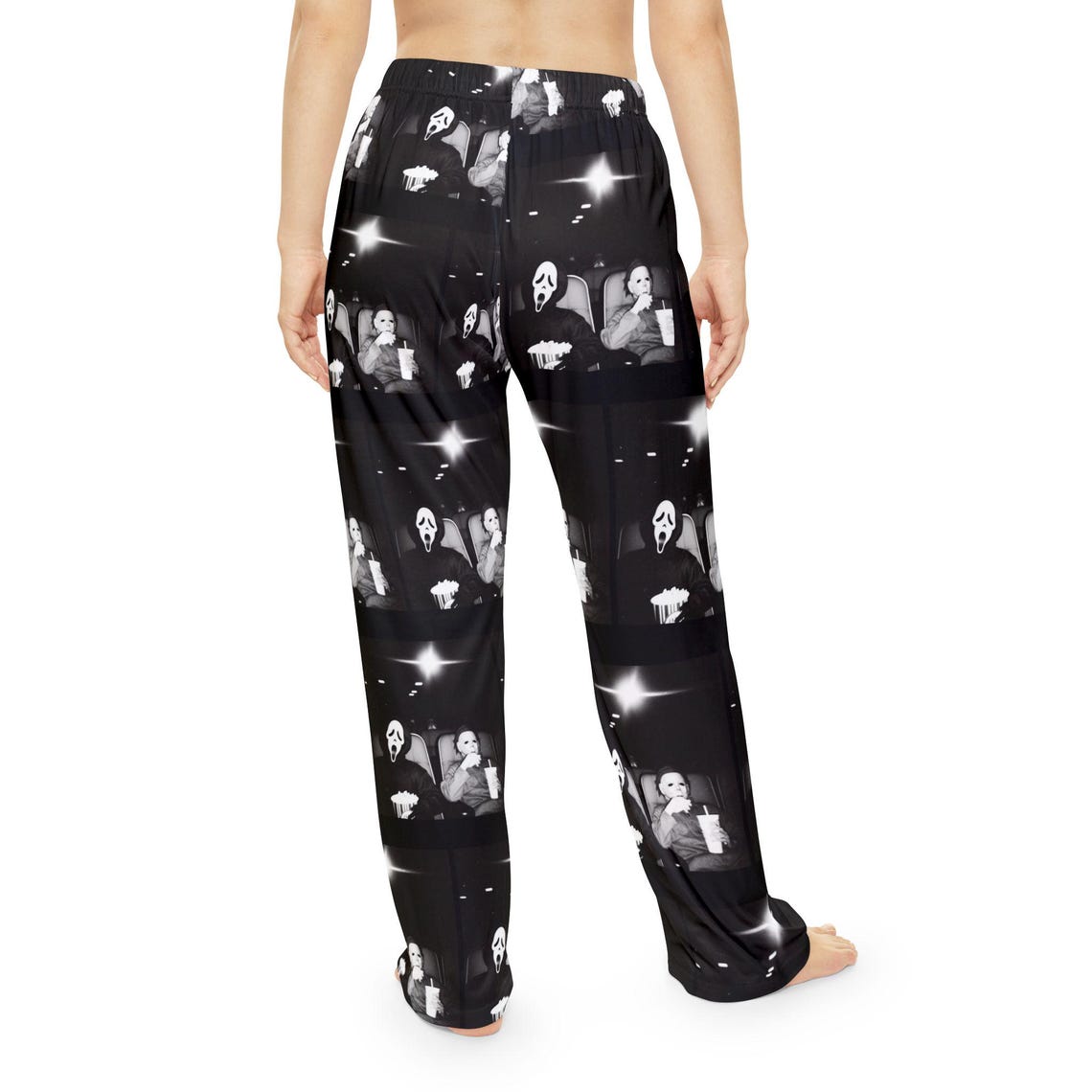 Horror Movie Villains Pajama Pants, Scary Movie Sleepwear, Halloween ...