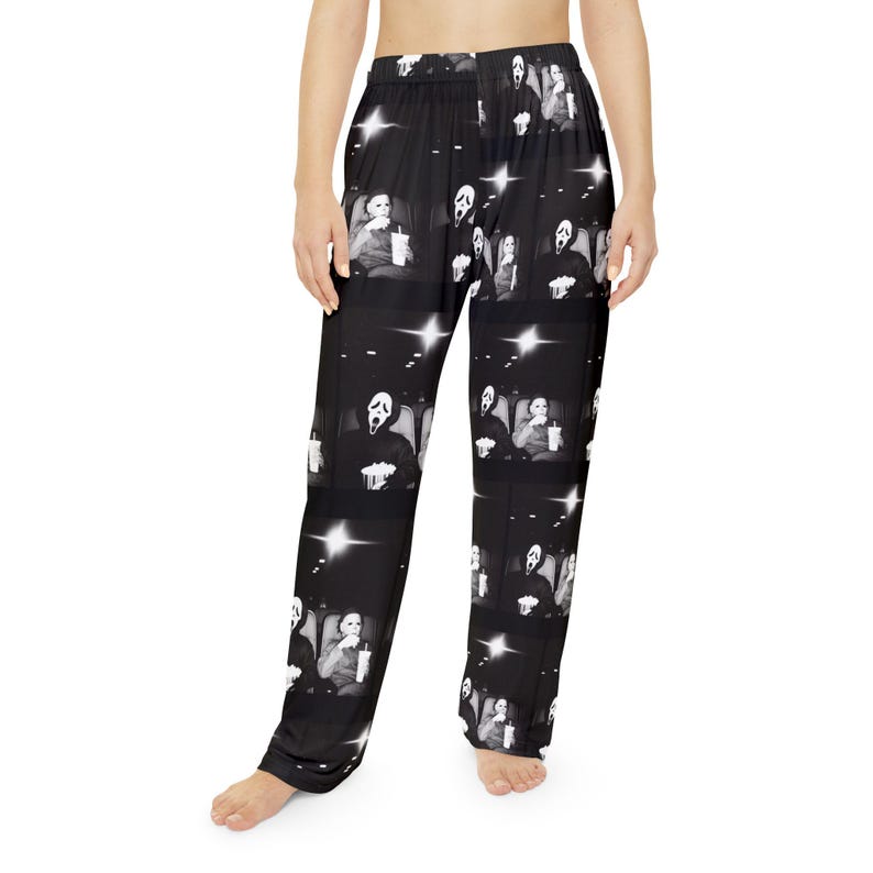 Horror Movie Villains Pajama Pants, Scary Movie Sleepwear, Halloween ...