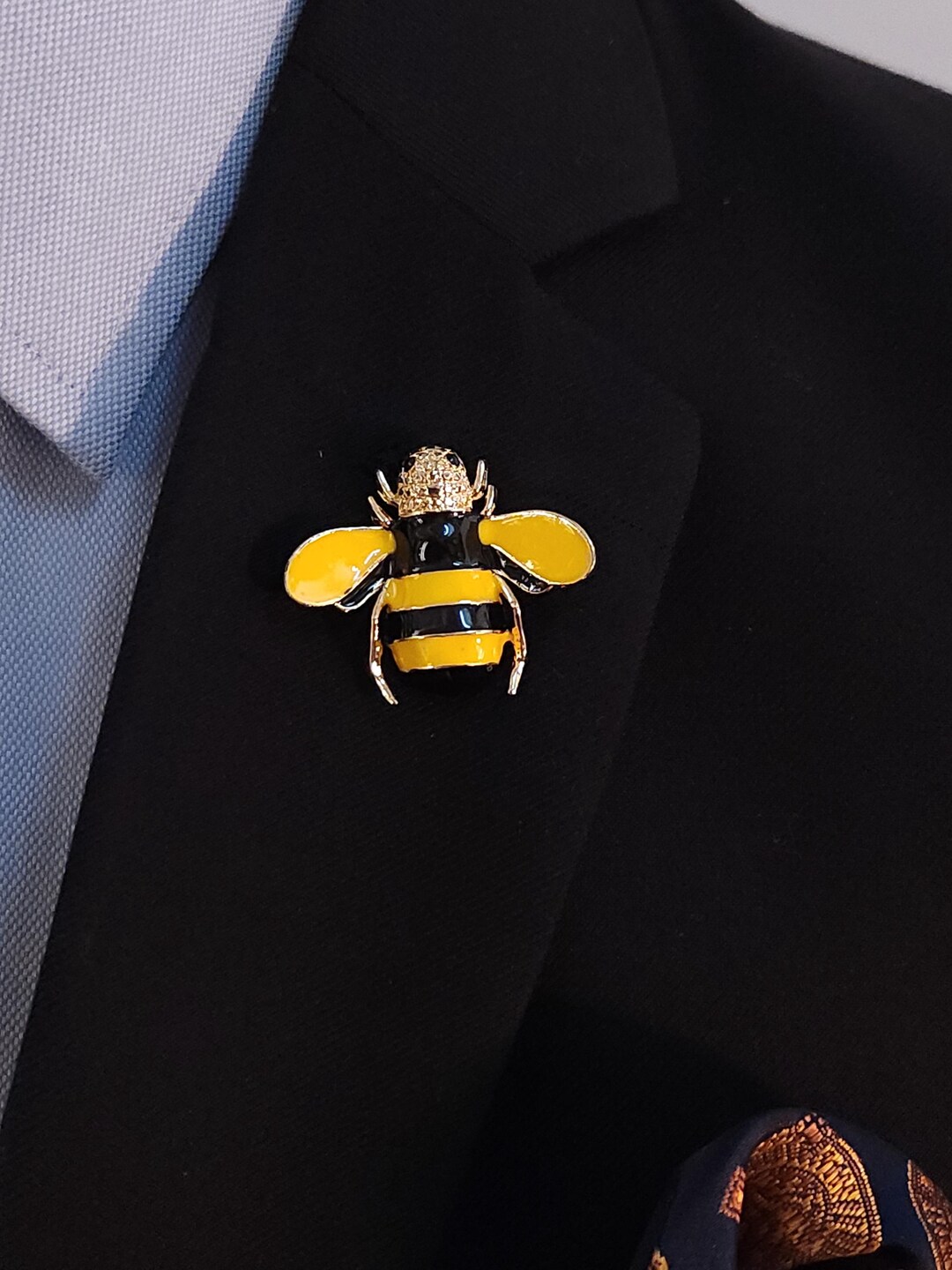 Brooch Lapel Pin -bee (formal Accessories for Weddings, Prom, Galas or ...