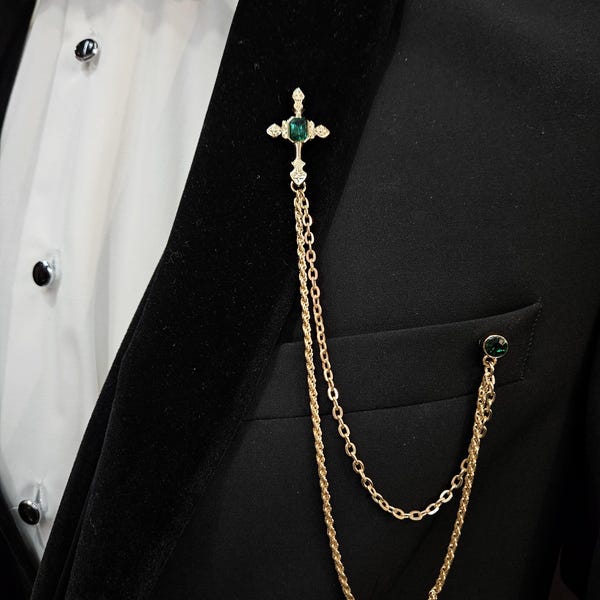 Lapel Pin Chain - Etsy
