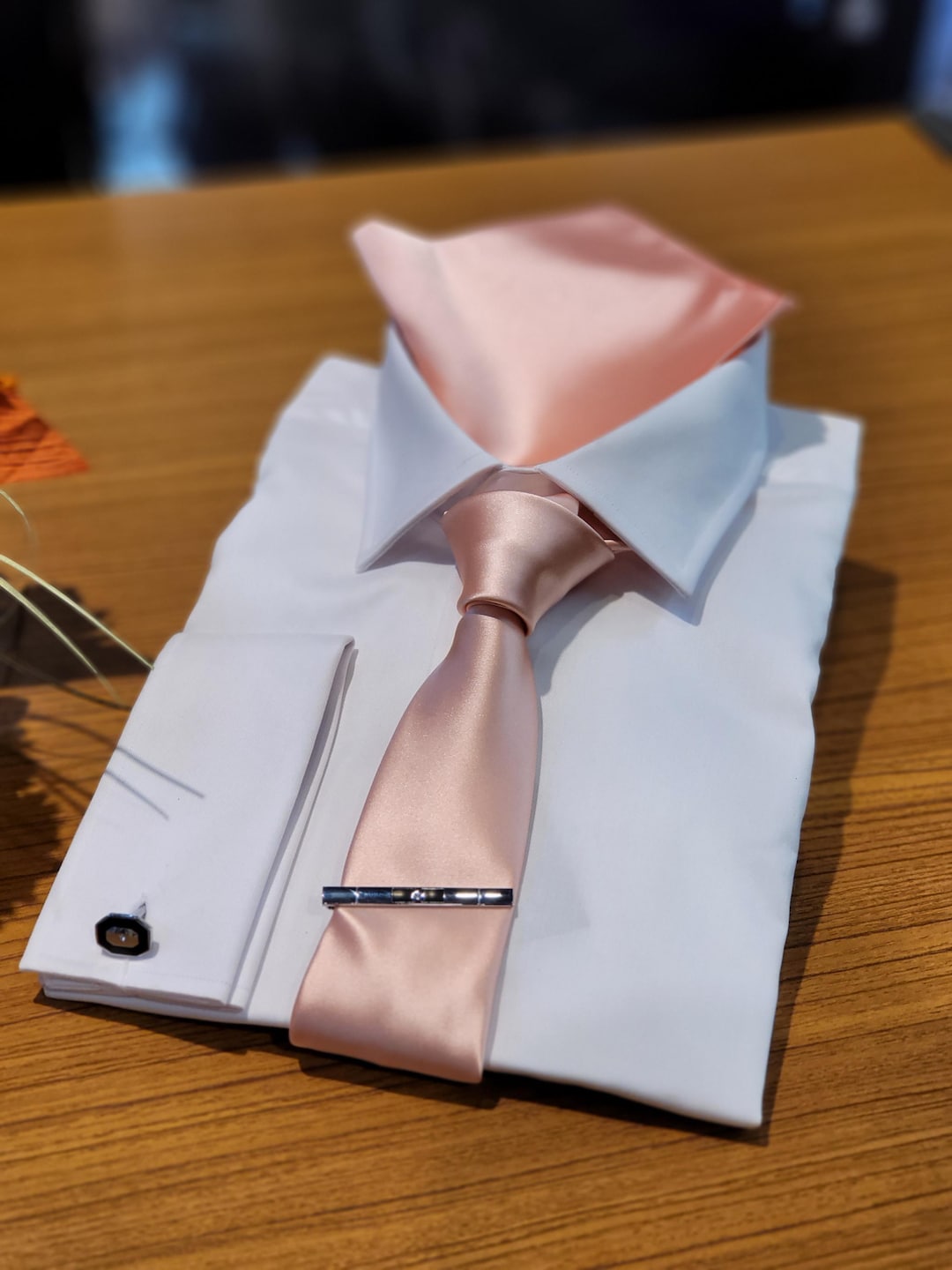 Necktie Set (dusty Rose) Color for Weddings, Proms, Formal Dates ...