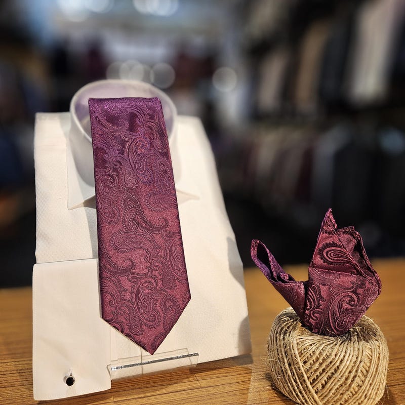 Paisley Floral Necktie - Etsy