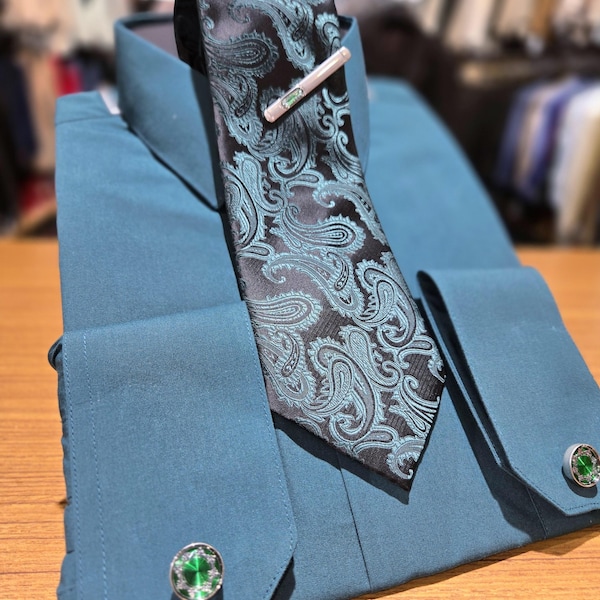 Mens Nice Dress Shirt Green - Etsy New Zealand