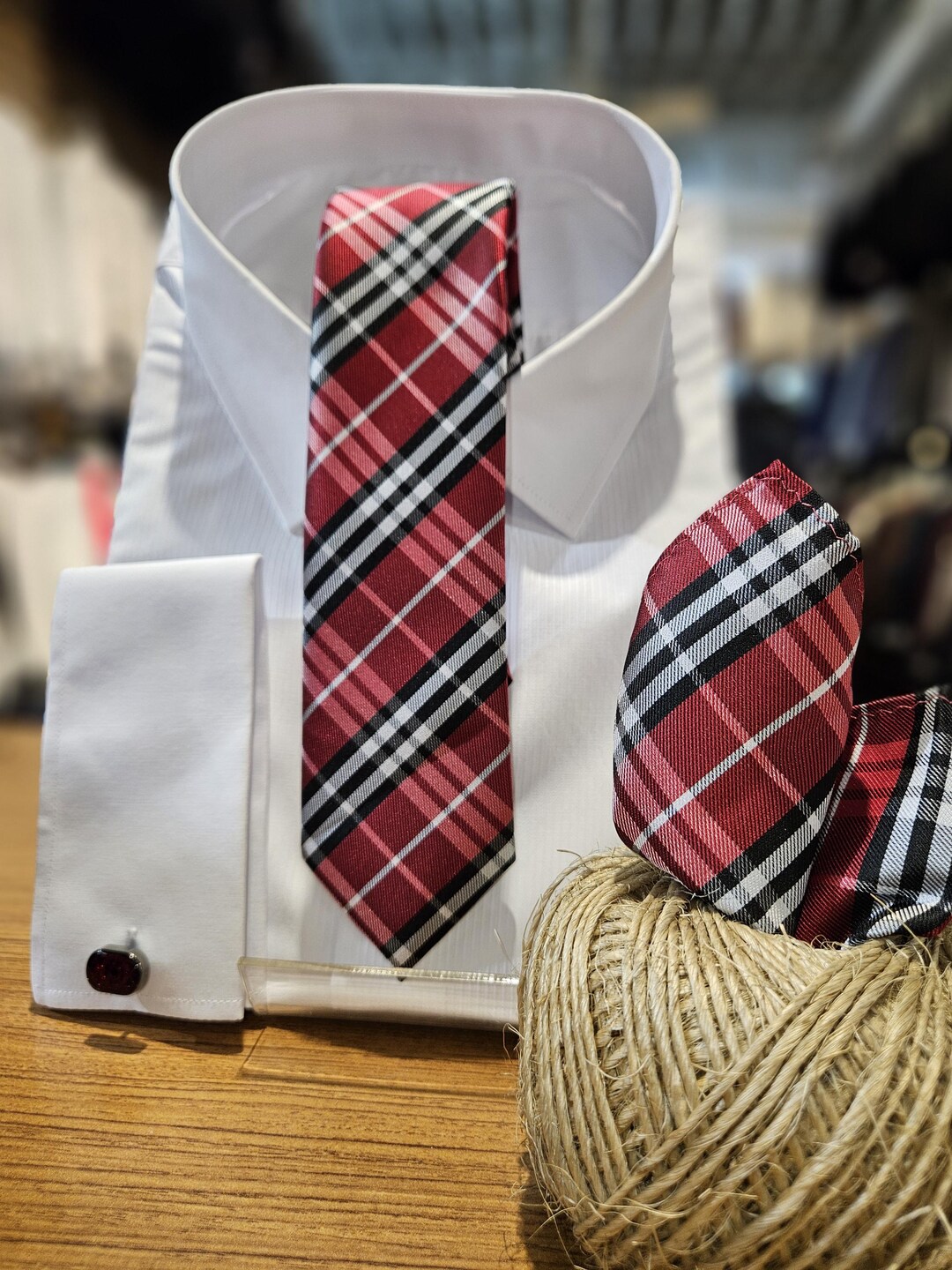 Necktie Set Texture (black and Red) for Weddings, Proms, Formal Dates ...