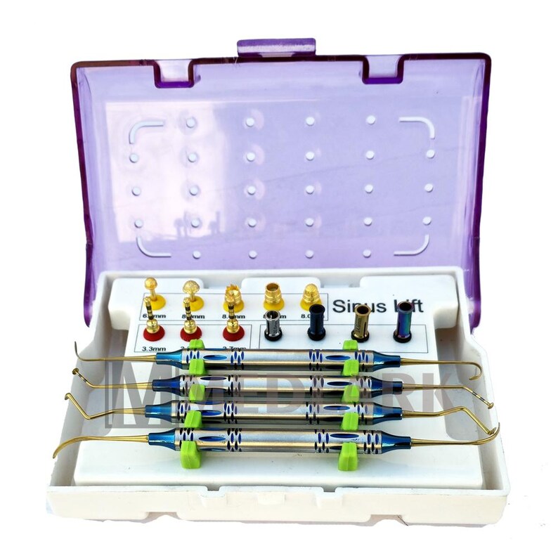 Sinus Lift Implant Kit: DASK Drills, Stoppers, Elevators - Dental ...