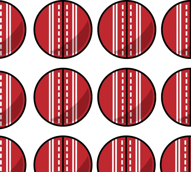Cricket Themed Balls Template Printable - Etsy