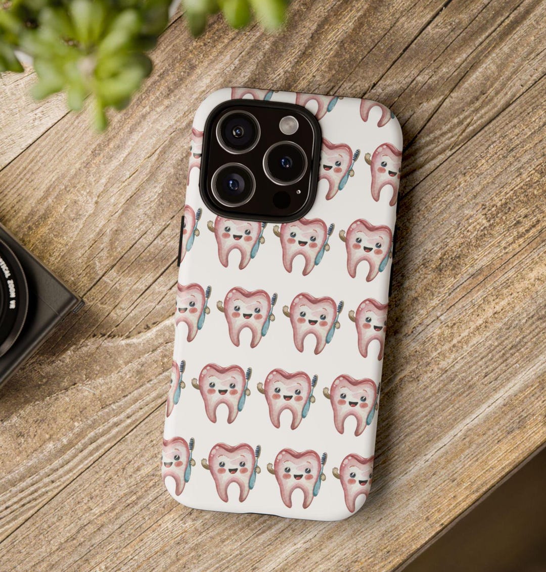 IPhone 16promax, Cute Tooth Graduation Phone Case, Gift for Dentist ...
