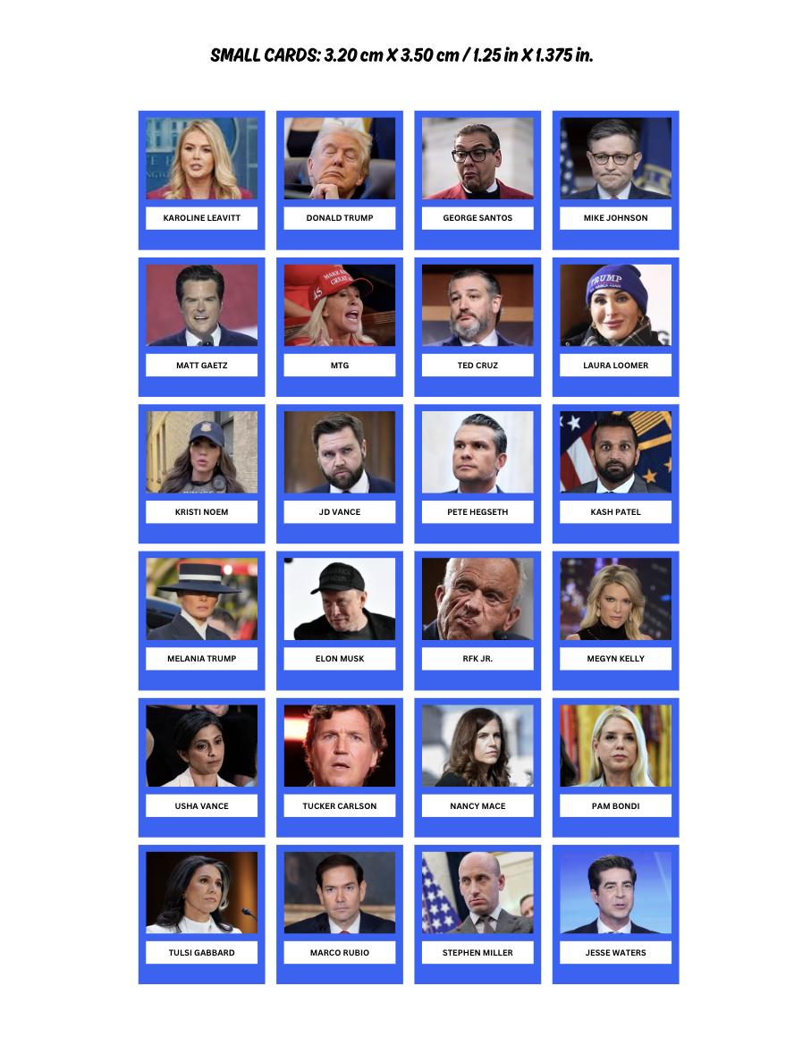 Guess Who? MAGA Edition (cards Only) - Etsy