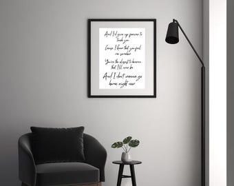 Slide- the Goo Goo Dolls Lyric Poster Digital Print - Etsy