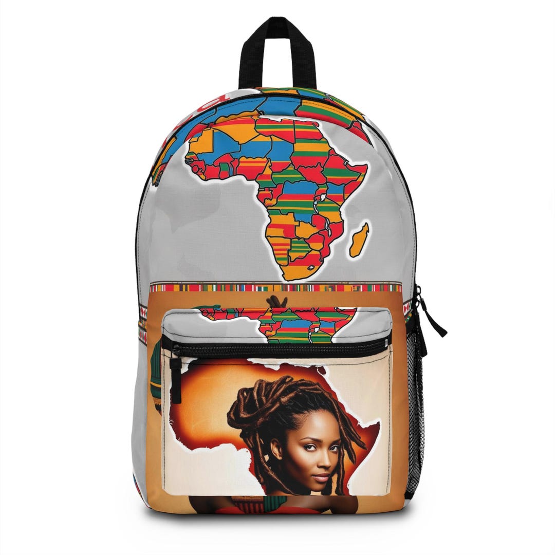 Cultural Empowerment Backpack - Artistic Tote for Travel, School, and ...