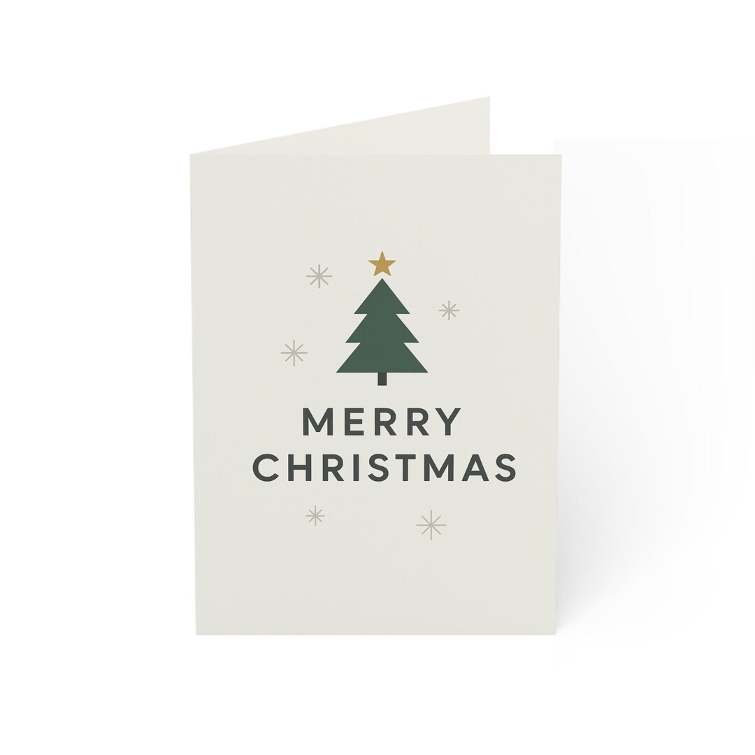 Merry Christmas Greeting Cards, Holiday Cards, Festive Stationery ...
