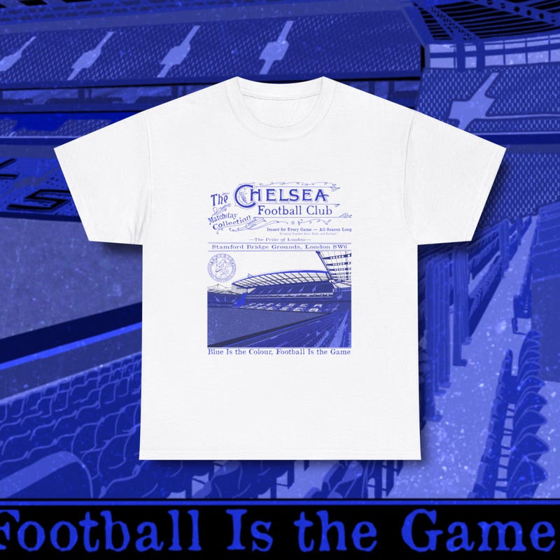 Chelsea Fc Fan T Shirt - Etsy