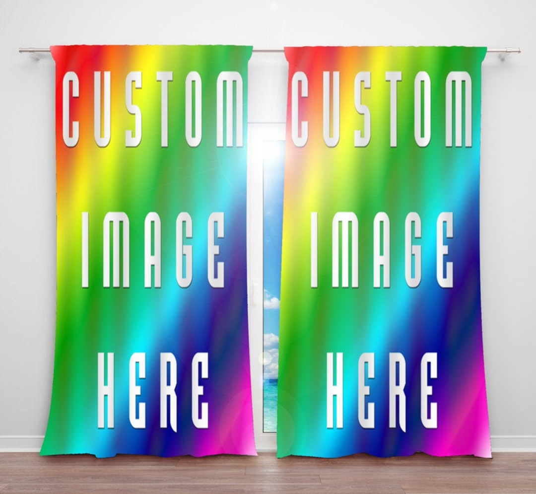 Custom Curtains, Custom Size Curtain, Custom Valance, Custom Photo ...