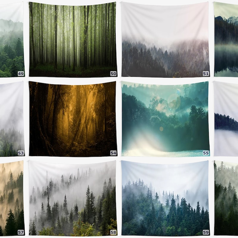 Forest Tapestry - Etsy