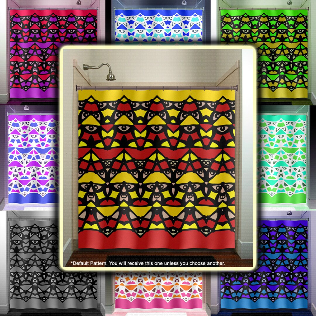 Inca Aztec Mayan Totem Pole Tiki Man Shower Curtain Extra Long, Fabric ...