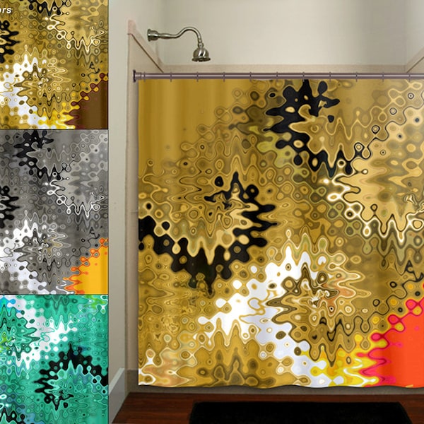 Gold Shower Stall Curtains - Etsy