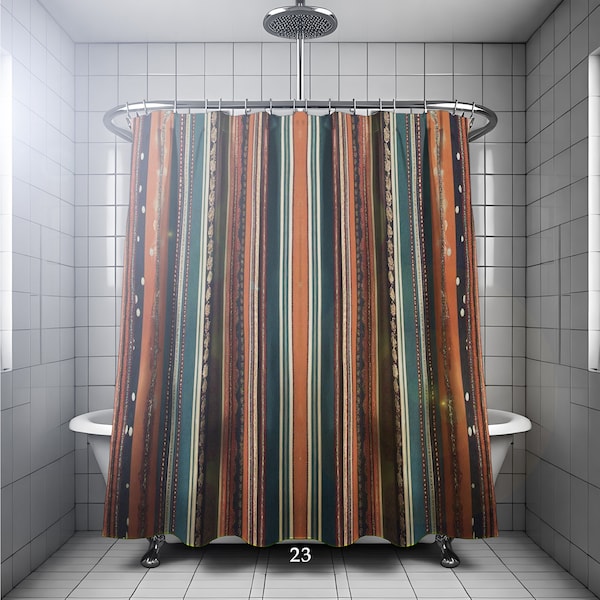 Rust Shower Curtain - Etsy