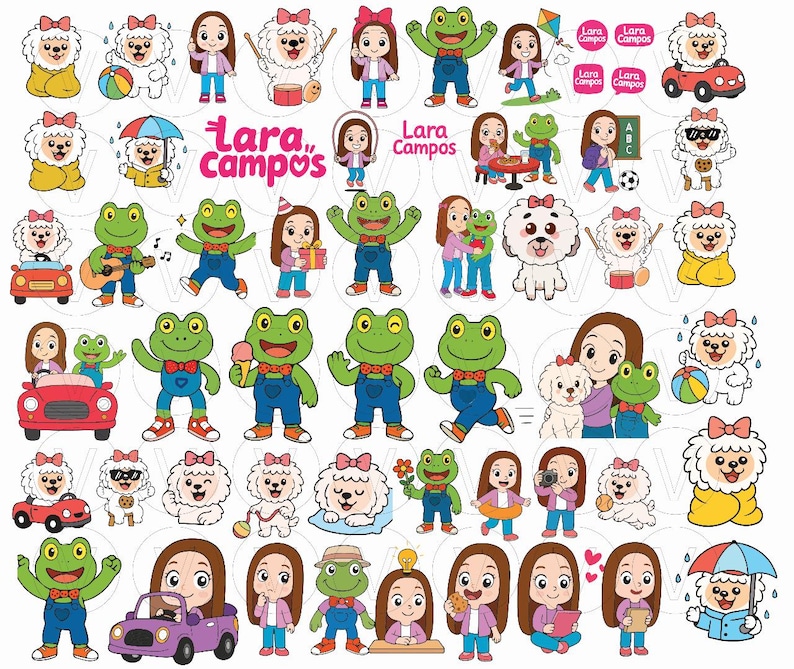 Lara Campos 150 Designs – SVG PNG Clipart Bundle - Etsy