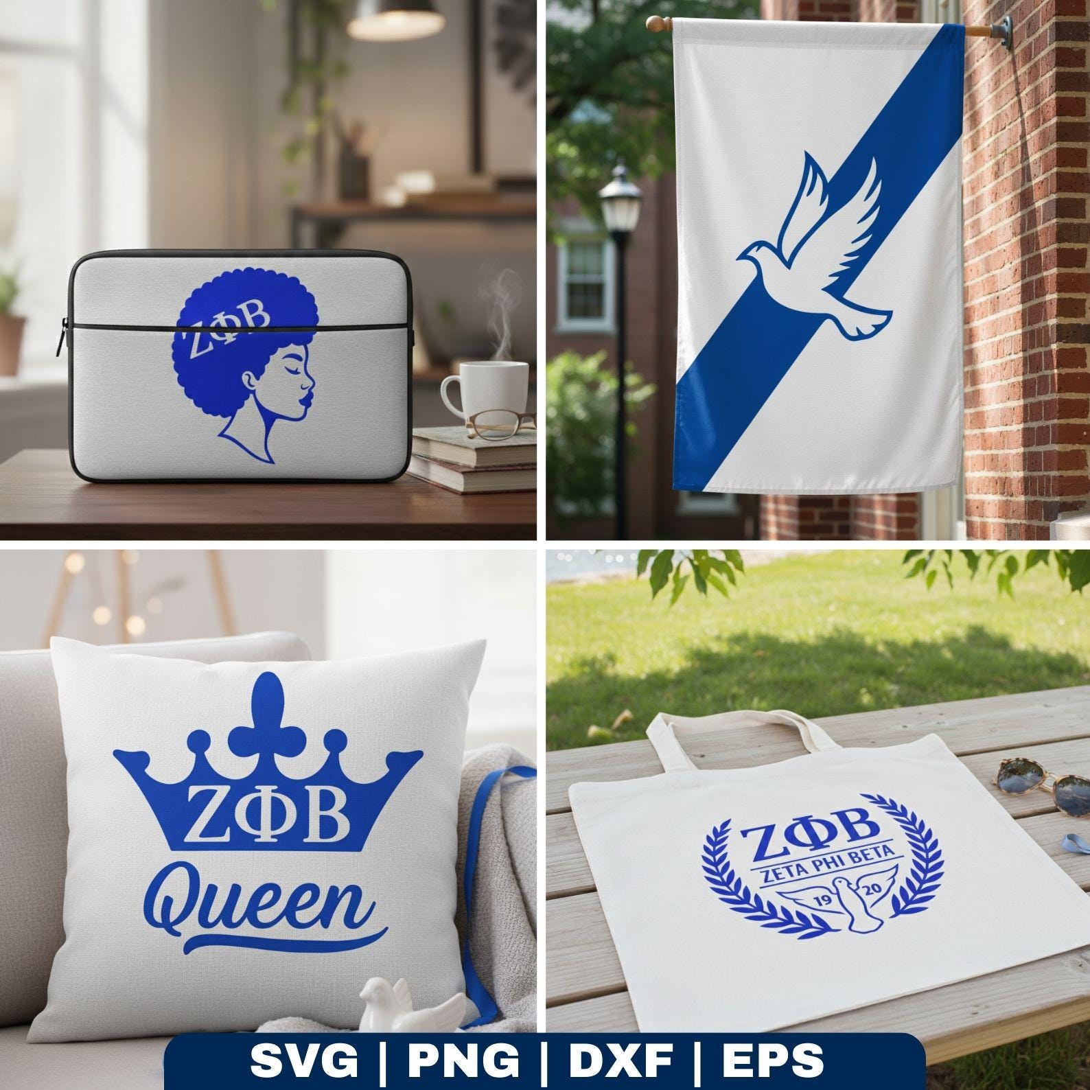 Zeta Phi Beta SVG Bundle: Dove & Queen Clipart (digital Download) - Etsy