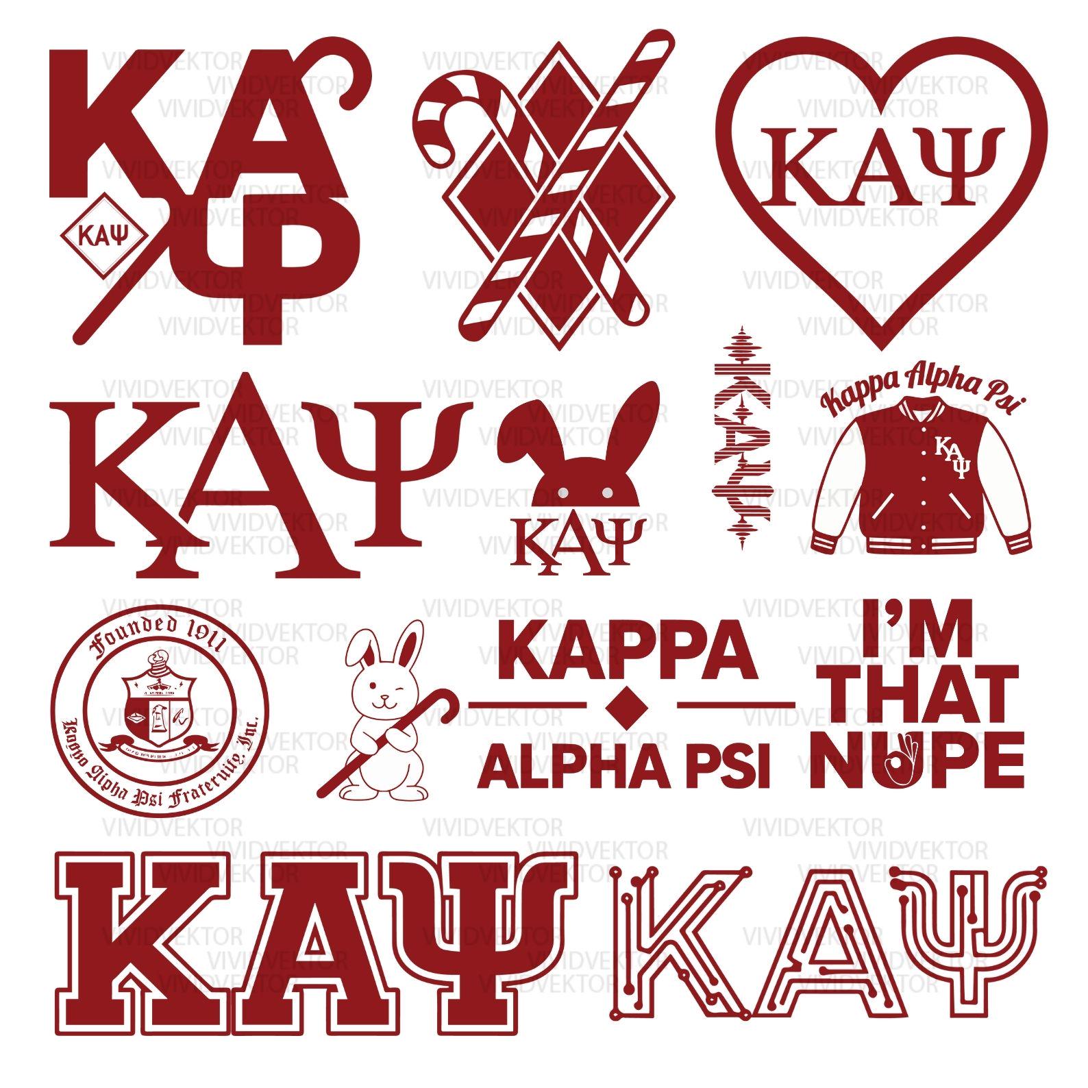 Kappa Alpha PSI SVG PNG Bundle: 45 Designs - Fraternity for Cricut ...