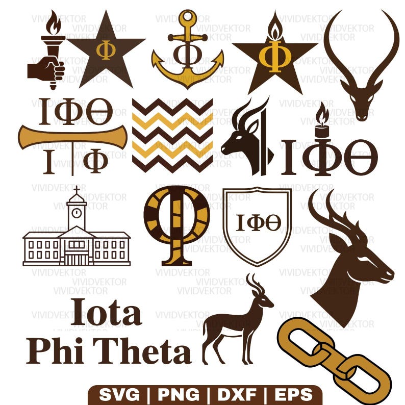 Iota Phi Theta SVG Bundle: 49 Design - Farternity Designs, Honor ...
