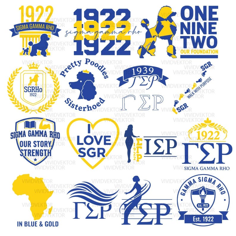 Sorority SVG Bundle: 629 Designs - Aka, Apa,n Dst, Gsrho, Ipt, Kap, Opb ...