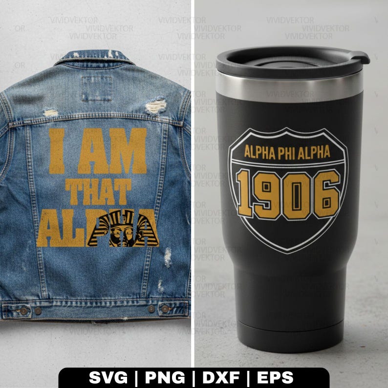 Alpha Phi Alpha SVG Bundle: 68 Design - 1906 - African American ...