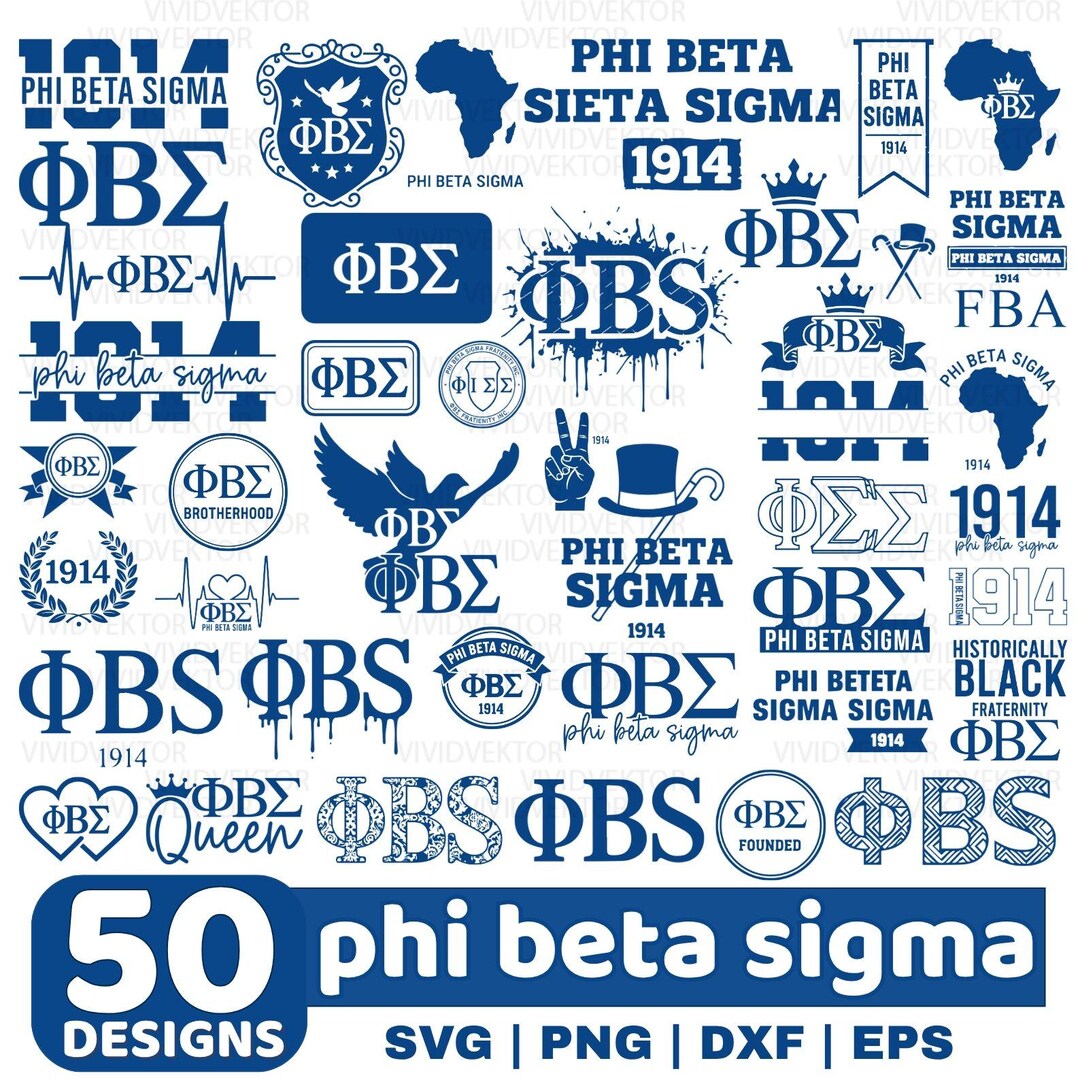 Phi Beta Sigma SVG Bundle: Greek Fraternity Designs (digital Download ...