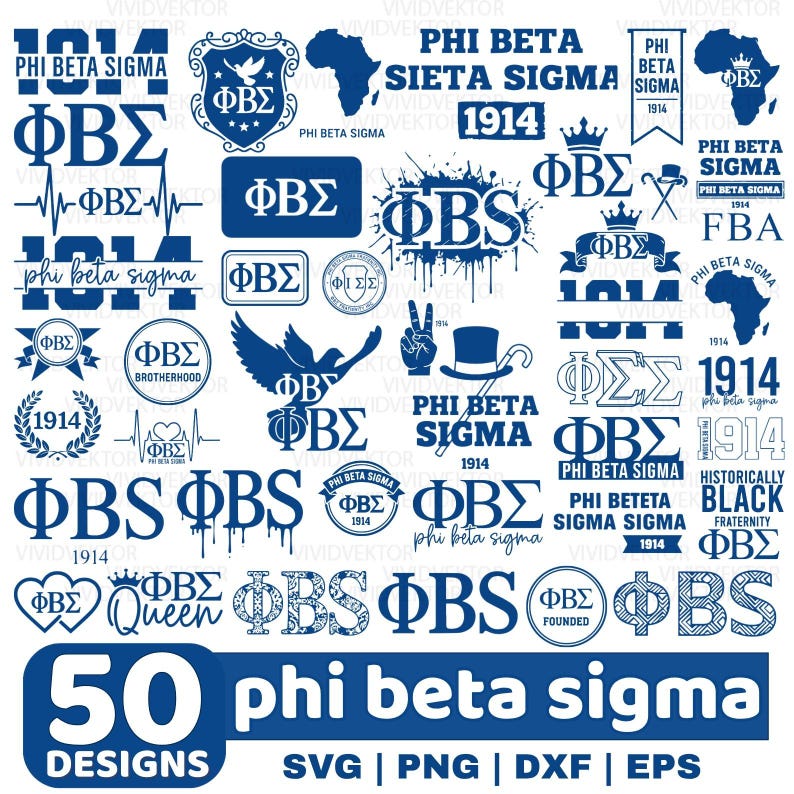 Phi Beta Sigma SVG Bundle: Greek Fraternity Designs (digital Download ...