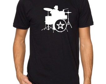 Drums t shirt | Etsy