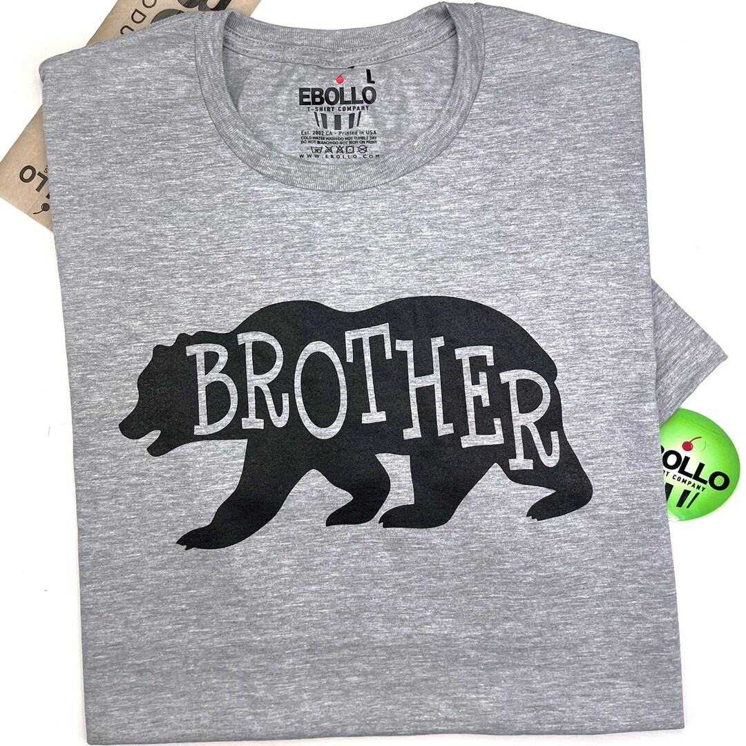 Brother Bear T-shirt: Funny Birthday Gift for Big Brother - Etsy